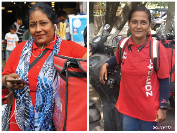 Women Delivery Executives Increased By 69 Percent; Now 67,900 Female ...