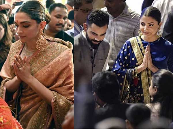 Deepika Padukone And Anushka Sharma In Ethnic Outfits By Sabyasachi ...
