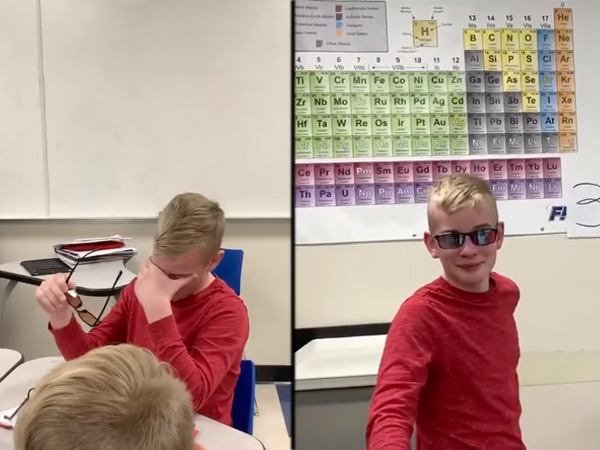 12-Year-Old Colour Blind Gets Emotional After He Sees Colour For The ...