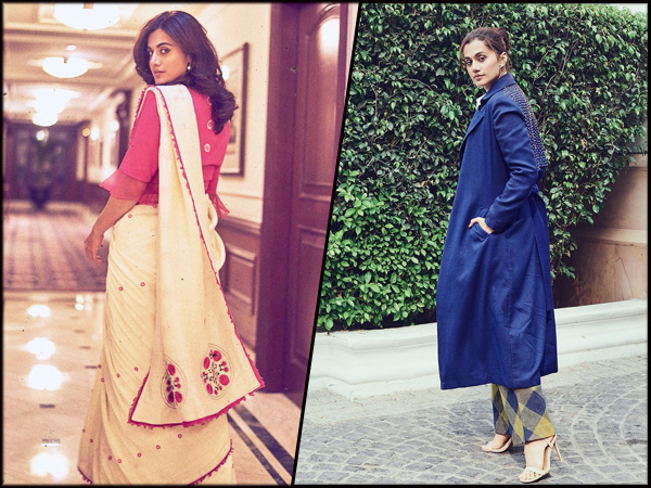 Best outfits Of Taapsee Pannu From Thappad Promotions - Boldsky.com