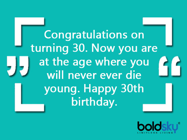 Quotes, Wishes And Messages For Wishing 30th Birthday - Boldsky.com