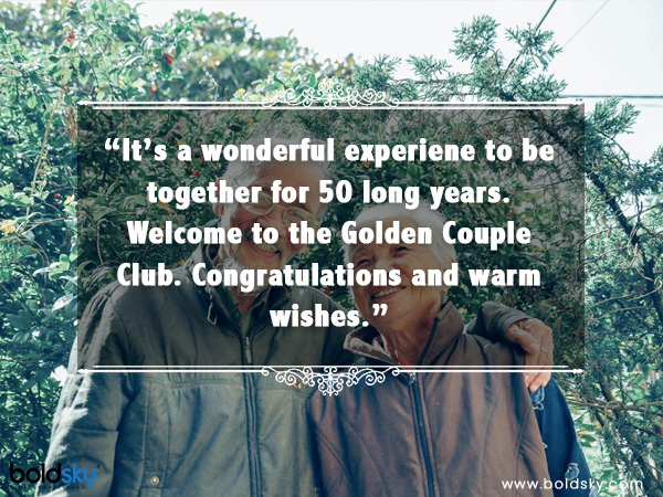 Quotes, Wishes And Messages To Share On 50th Wedding Anniversary ...
