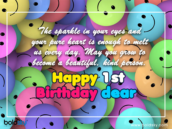 First Happy Birthday: Wishes And Greetings For Your Child's First Year ...