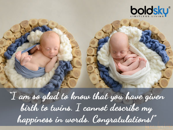Congratulation Baby Twins