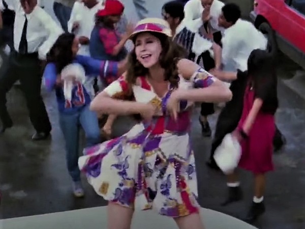 Urmila Matondkar’s Colourful Dress And Matching Cap From Rangeela Re ...