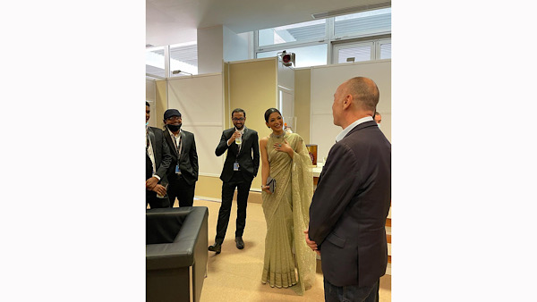 Bangladeshi Actress Azmeri Haque Badhon In A Jamdani Saree At Cannes ...