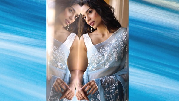 PS1 Promotions: Sobhita Dhulipala Looks Elegant In Sky Blue Saree [PICS] - Boldsky.com