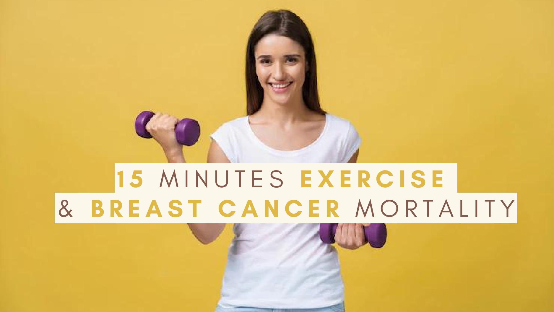 15 Minutes Of Exercise Can Reduce Breast Cancer Mortality By 60% ...