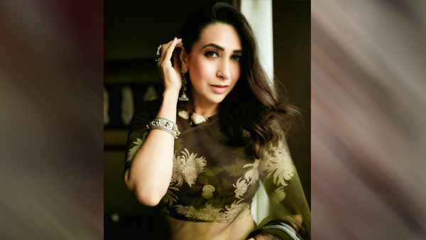 Karisma Kapoor’s Floral Print Saree Look Reflects Classic Elegance ...