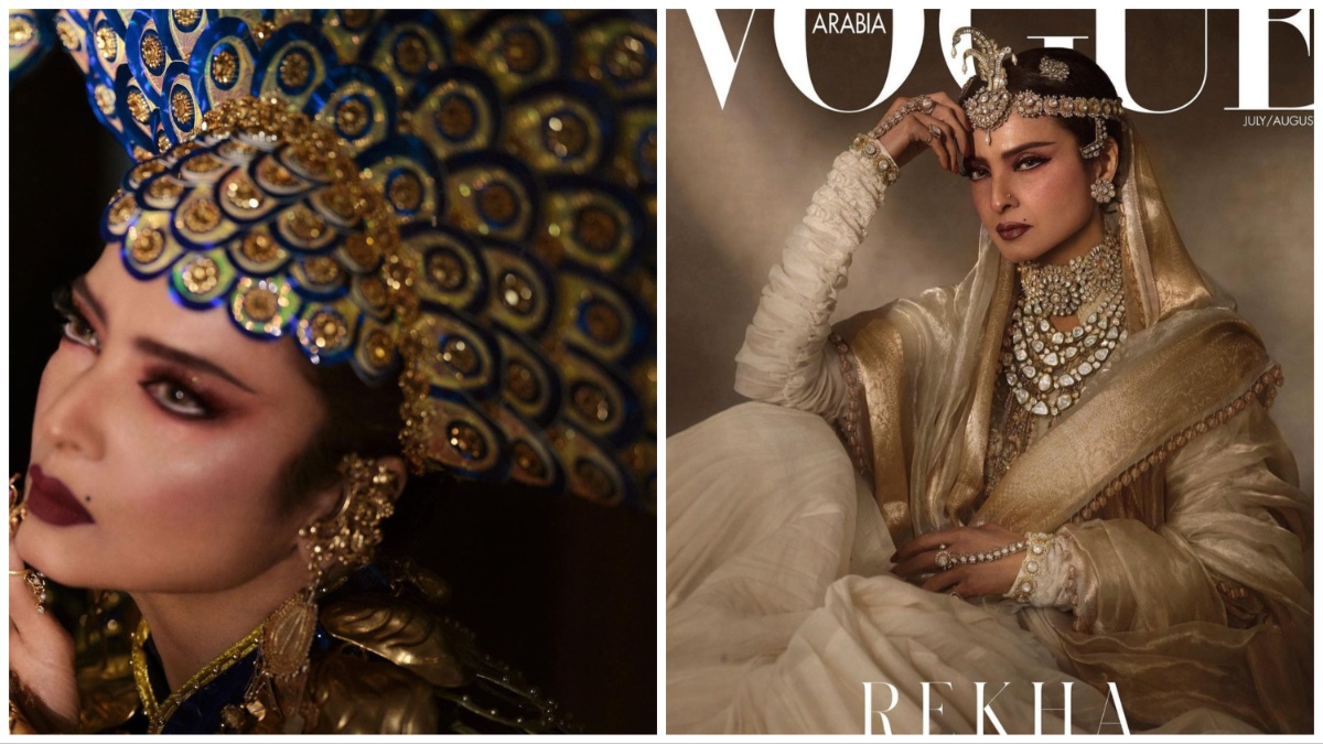 Rekha's Age Defying Looks For Vogue Arabia Photoshoot Is A Lesson In ...