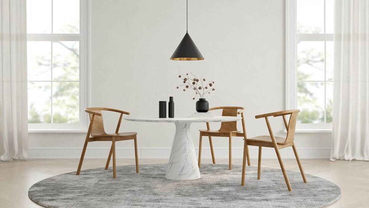 6 Tips To Select The Right Rug Size For Your Dining Room - Boldsky.com