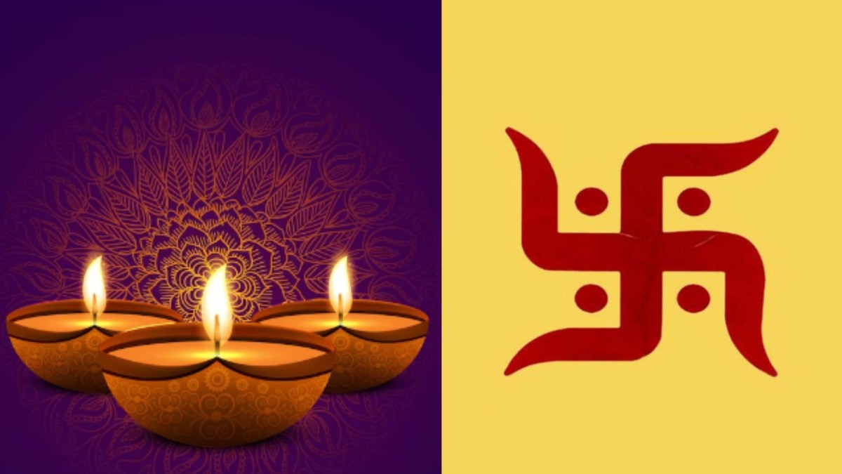 Diwali 2023: How To Make A Swastika In Rangoli, Avoid Making These ...