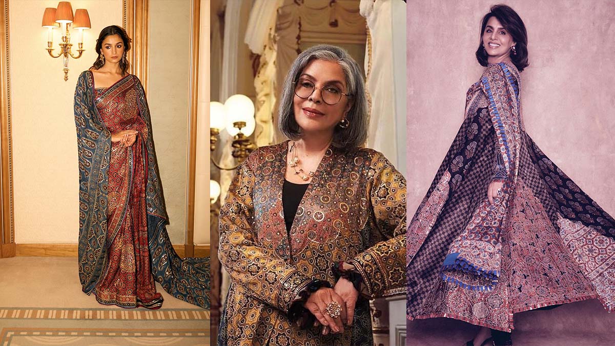 7 Stylish Ways To Wear Ajrakh In Contemporary Fashion That Perfectly ...