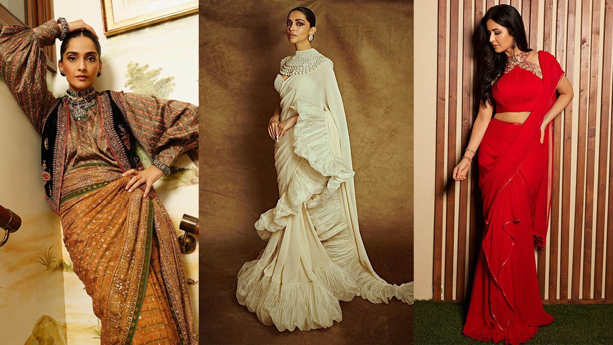 6 Unique Saree Draping Ideas Inspired By Bollywood Celebs To Steal The ...