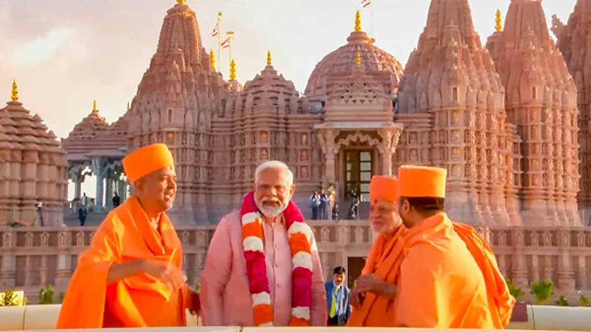 PM Narendra Modi Visitis BAPS Hindu Mandir Abu Dhabi: What's Unique ...