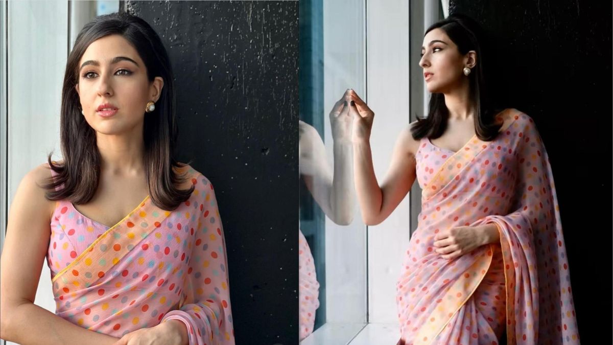 Sara Ali Khan Exude Retro Royalty In Polka Dots Saree, 6 Style Hacks To Ace The Vintage Fashion ...