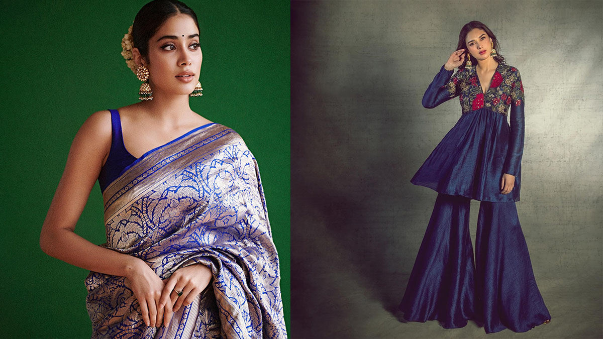 Chaitra Navratri 2024: Your Royal Blue Ethnic Outfits Guide For Day 2 ...