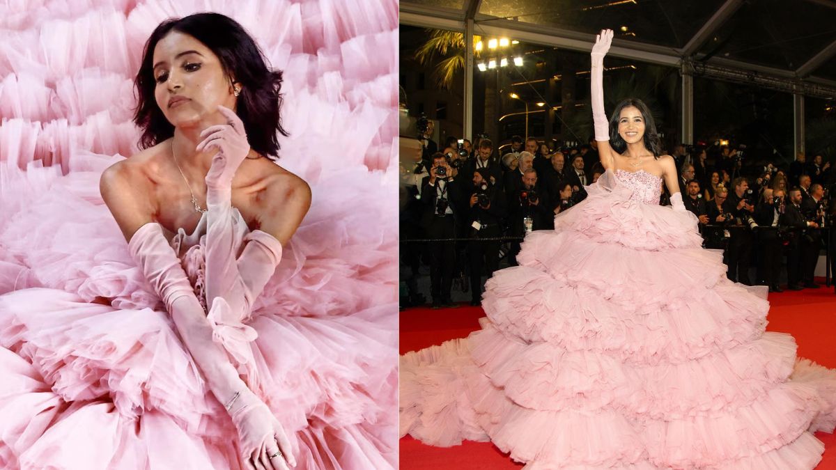 Cannes 2024: Nancy Tyagi's 20 kg Pink Gown Is A Labor Of Love, Pics ...