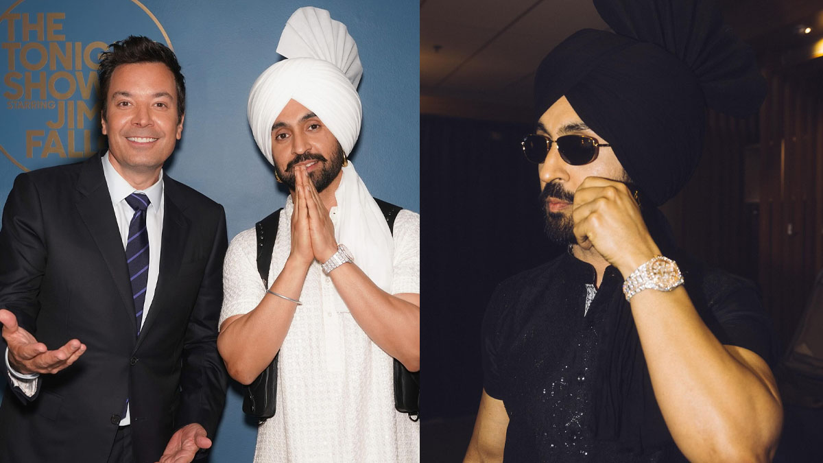 Diljit Dosanjh Shines On Jimmy Fallon's Show With ₹1.2 Crore Diamond ...