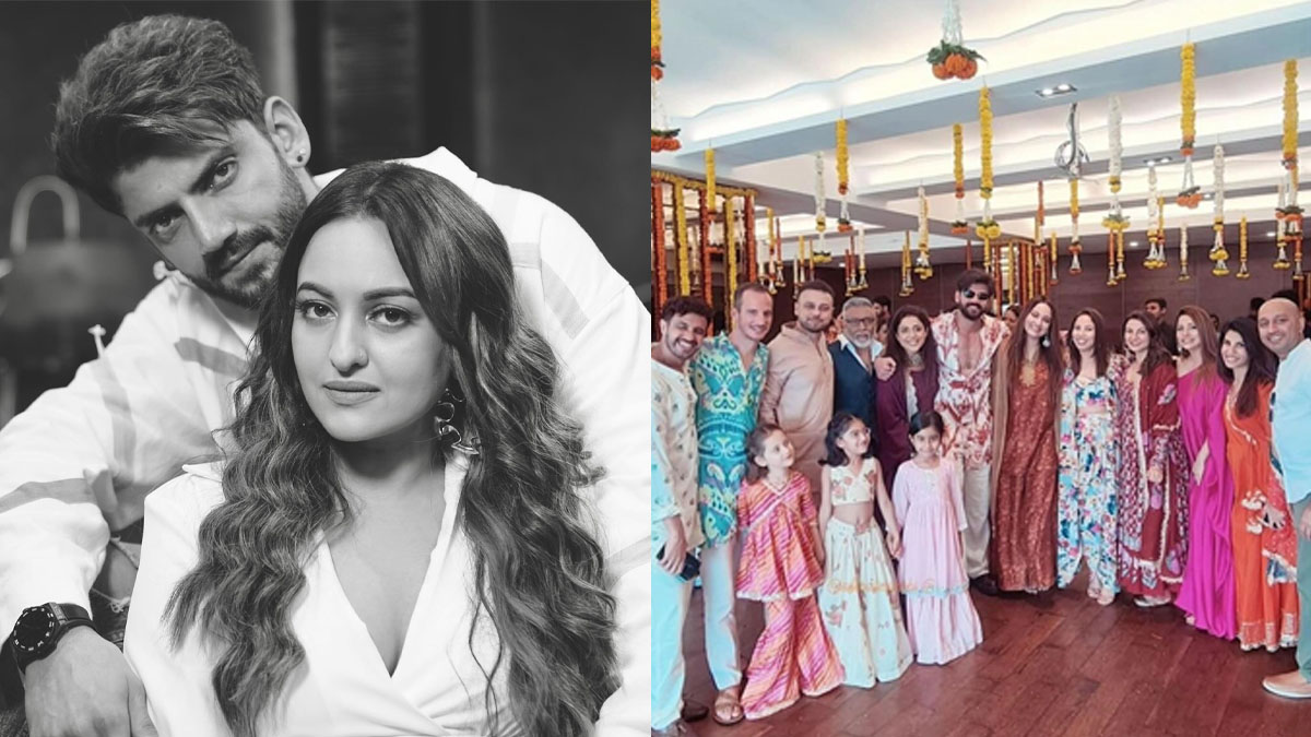 Sonakshi Sinha-Zaheer Iqbal Wedding: Couple Sports Twinning Look At Their Mehendi Ceremony, Pics ...