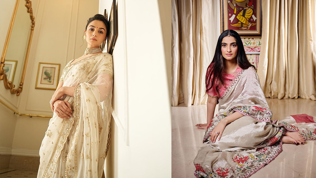 How To Perfectly Style An Organza Saree And Look Like A Diva, Take Cue ...