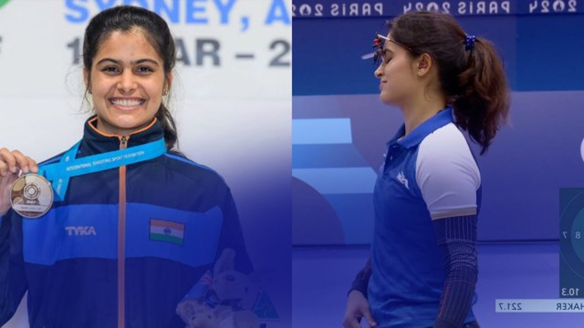 Manu Bhaker Becomes First Indian Woman To Win Olympic Medal In Shooting ...