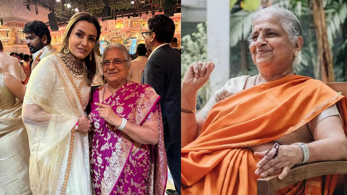 Sudha Murty's 'Just Be Yourself' Style Steal The Show at Anant-Radhika ...