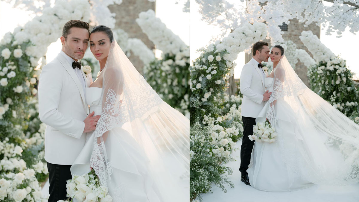 Amy Jackson-Ed Westwick Wedding: The Bride's Dreamy Ensemble Equals ...