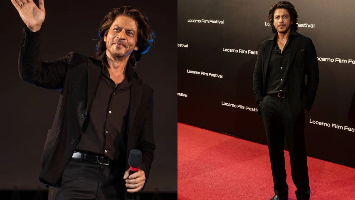 Shah Rukh Khan Exude Sartorial Supremacy In All-Black Ensemble At the 77th Locarno Film Festival ...