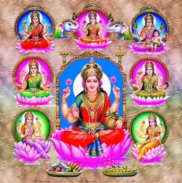 The 8 Forms Of Goddess Lakshmi- Boldsky