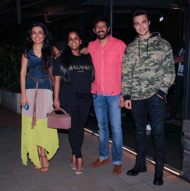 Arpita,Ayush Sharma,Kabir Khan And Mini Mathur Spotted At BKC Bandra ...