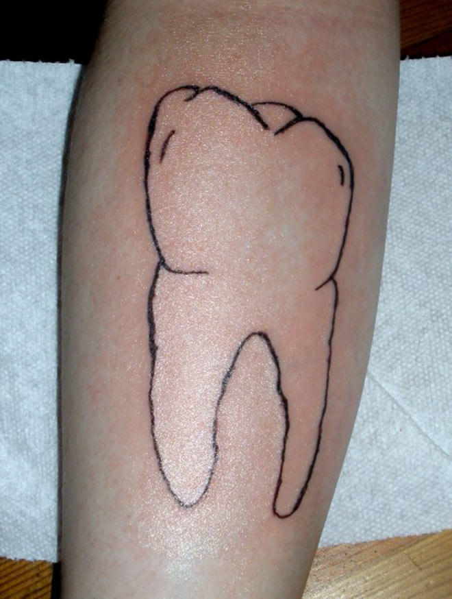 Teeth Tattoo Designs