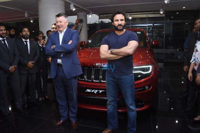 Saif Ali Khan As He Tries Out His New Jeep Grand Cherokee SRT- Boldsky