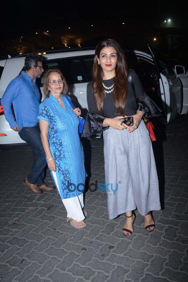 Raveena Tandon With Family Spotted At Nara Thai BKC Bandra- Boldsky